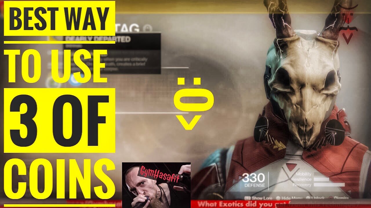 Destiny 2 : Best Way to use 3 of Coins : Masterworks and Exotics ...
