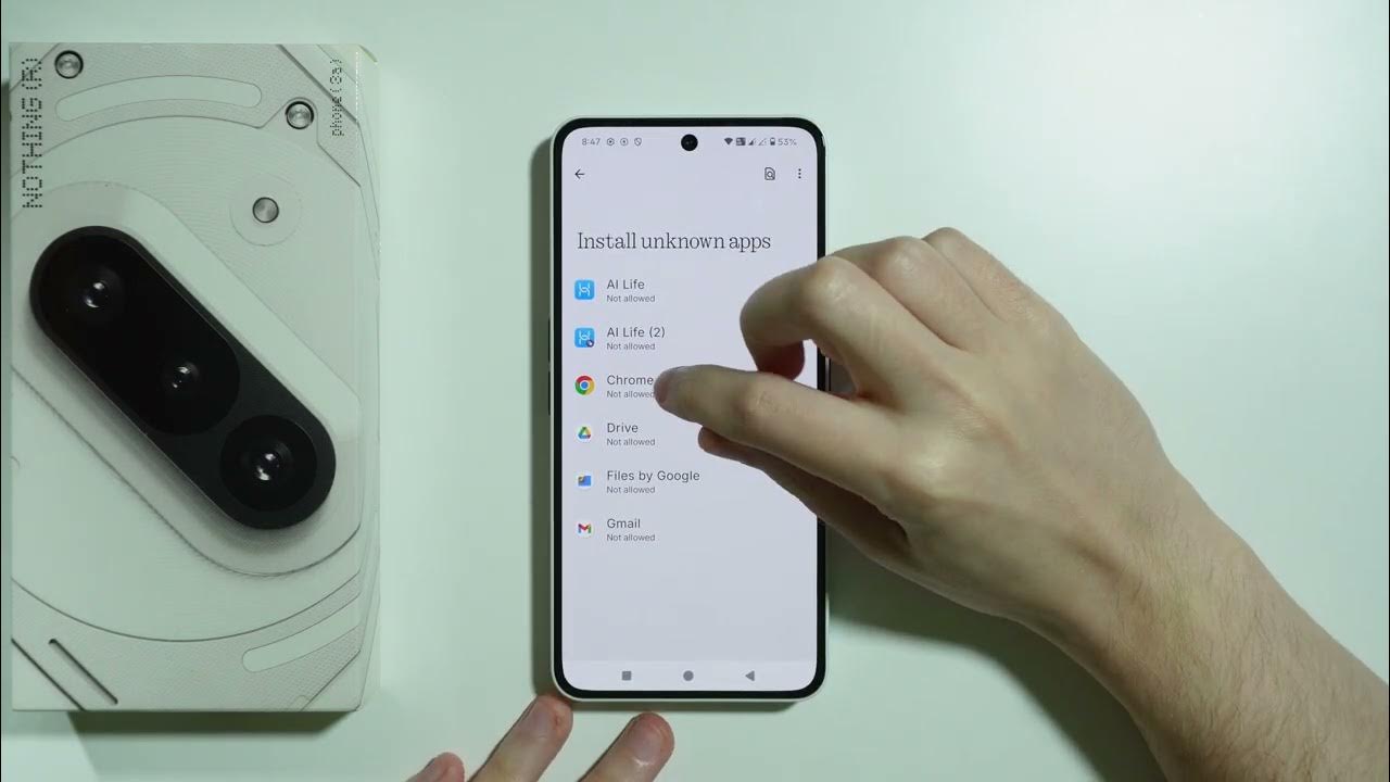 Nothing Phone 3a/3a Pro: How to Install Apps from Unknown Sources ...