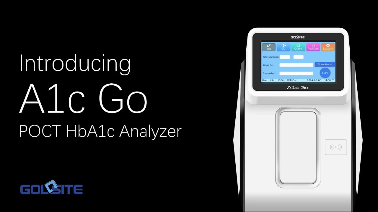 Introducing A1C GO POCT HbA1c Analyzer - YouTube