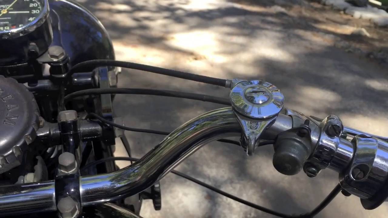 1936 Sunbeam Model 90 Motorcycle for sale - YouTube