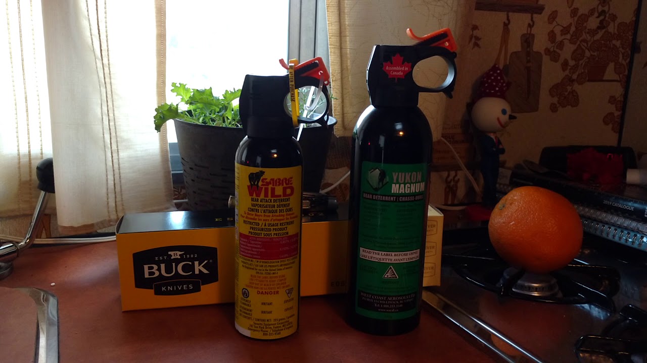 Bear Spray Sabre Wild & Yukon Magnum be Prepared - YouTube