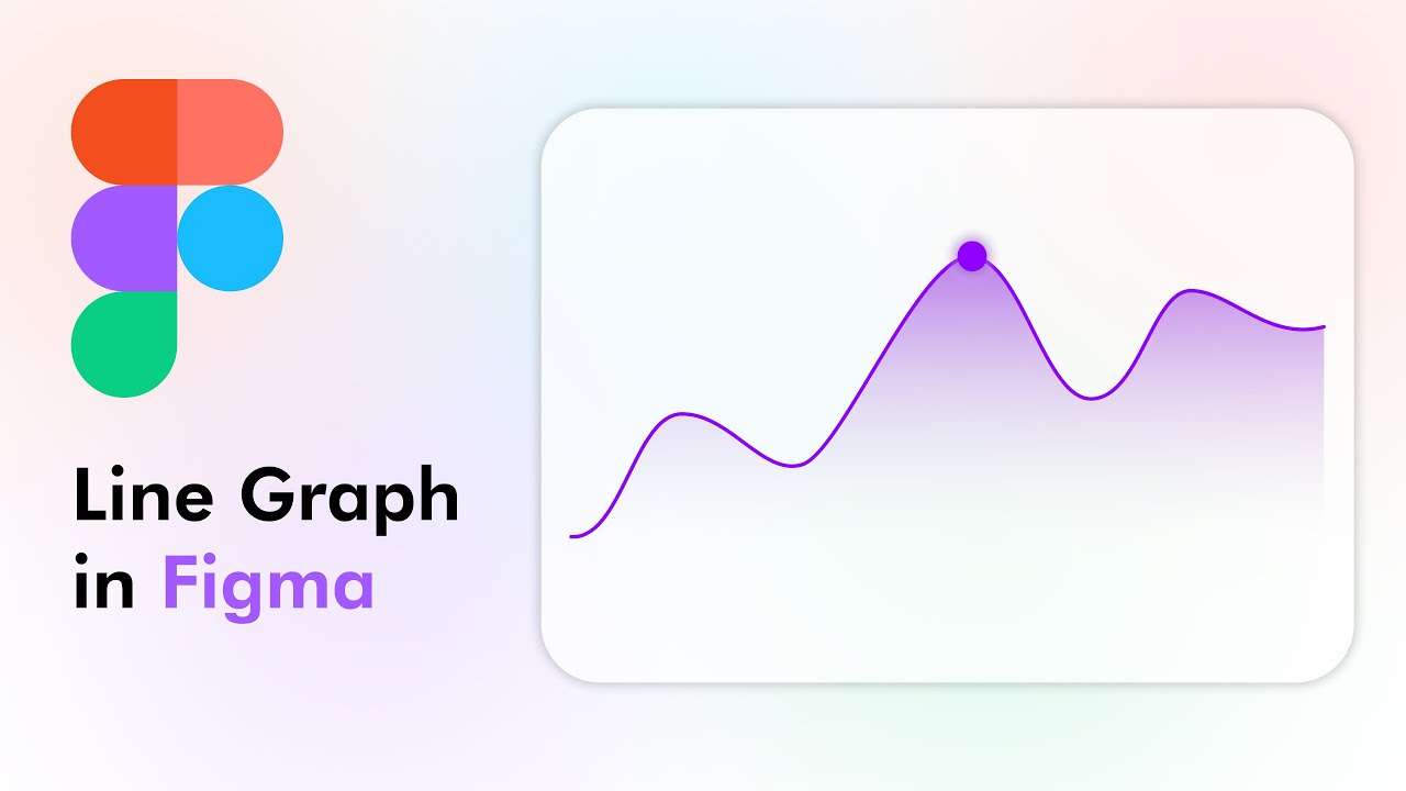 Figma for beginners: line graph gradient curve chart - YouTube