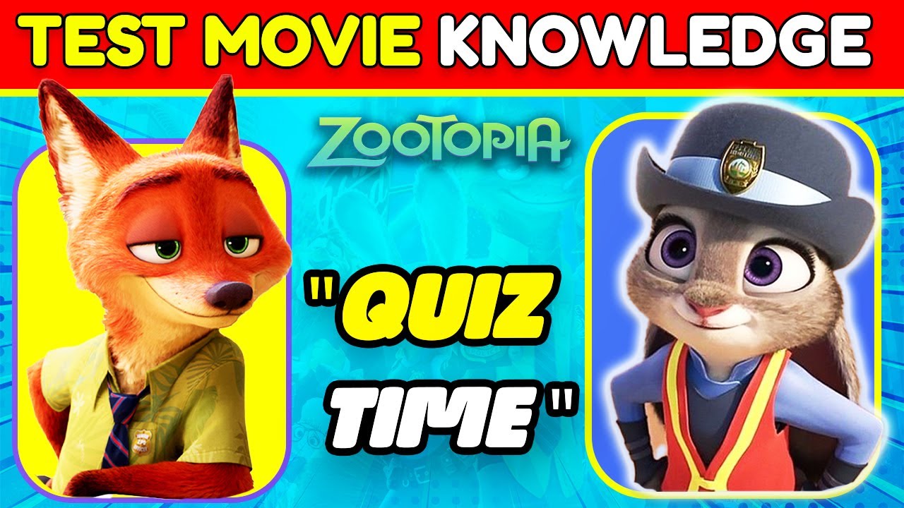The Ultimate Zootopia Movie Quiz 🦊🎥 | Only True Disney Fans Will Get ...