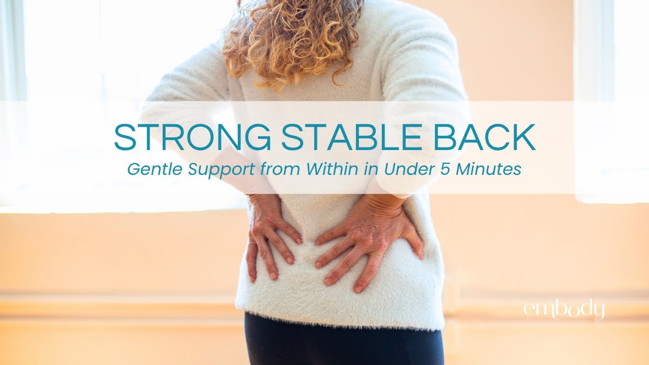 Lower Back Pain Relief | Gentle Somatic Practice for Core Strength ...