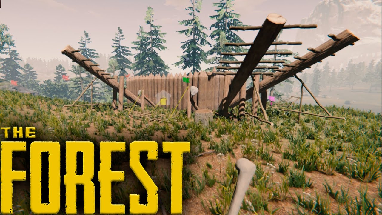 CONSTRUINDO DEFESAS DA BASE | The Forest - EP 07 - YouTube