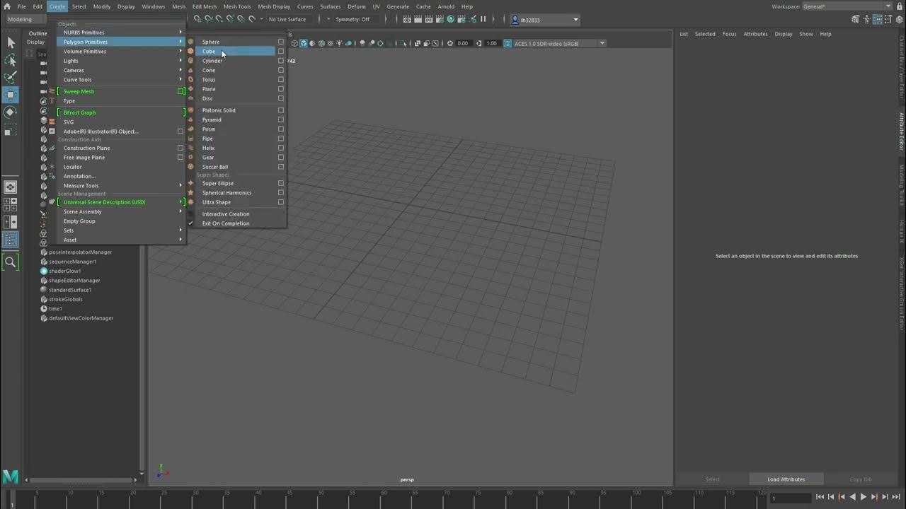 Maya Basics Tutorial - YouTube
