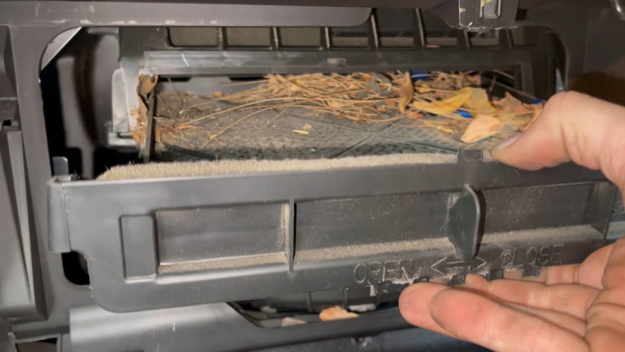 How To Remove BA BF Cabin Filter / Pollen Filter - YouTube