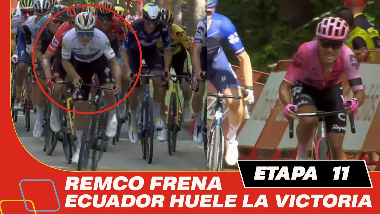 RESUMEN ETAPA 11 VUELTA ESPAÑA 2023 🔴 "¡El equipo de Remco Evenepoel ...