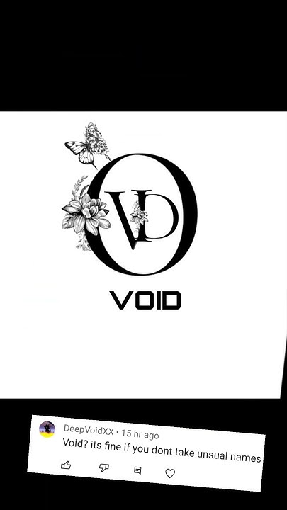 Void Name Logo Design Youtubeshorts Logomaker Viral Youtube