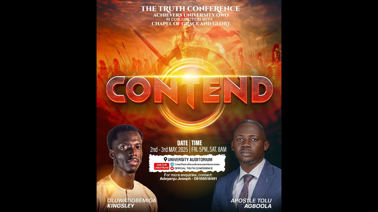 THE TRUTH CONFERENCE 2025 | CONTEND | DAY 1 - YouTube