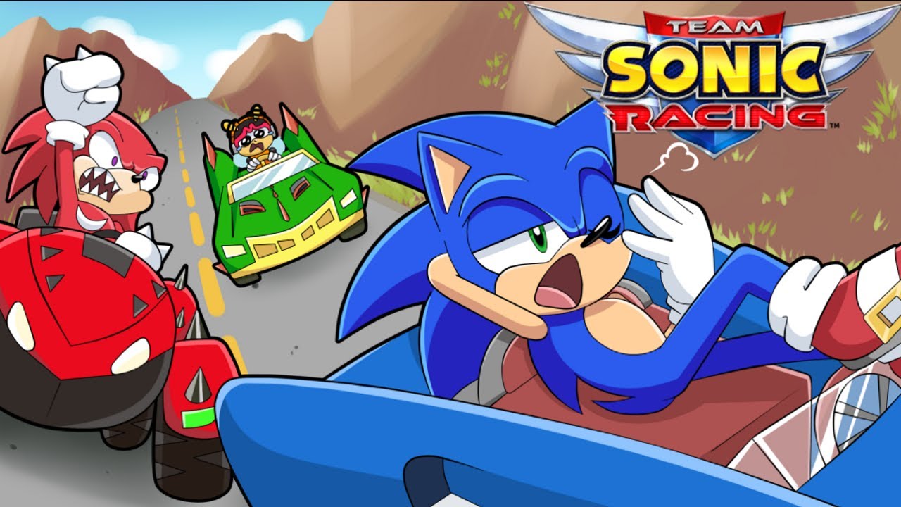 Sonic Racing Grand Prix!! Sonic, Knuckles, And Charmy Play Sonic Team Racing - YouTube