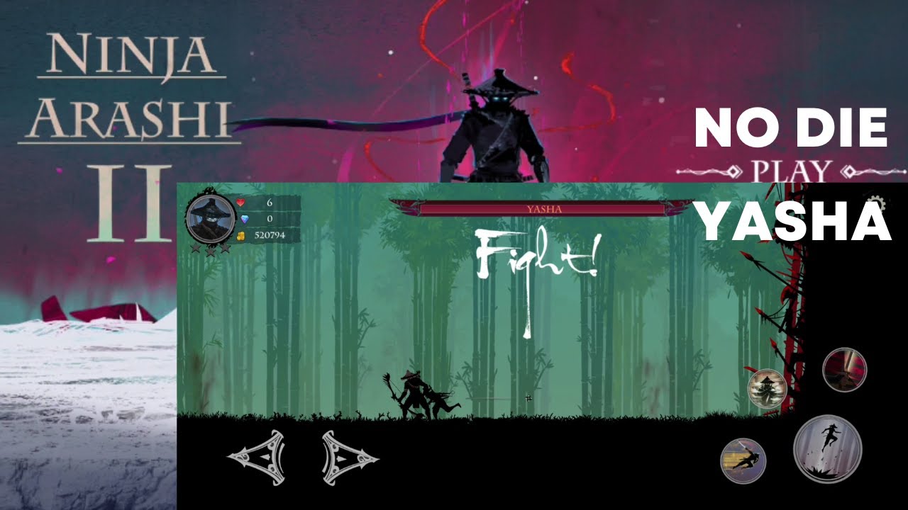 Ninja Arashi 2 Boss Yasha || NO DIE - YouTube