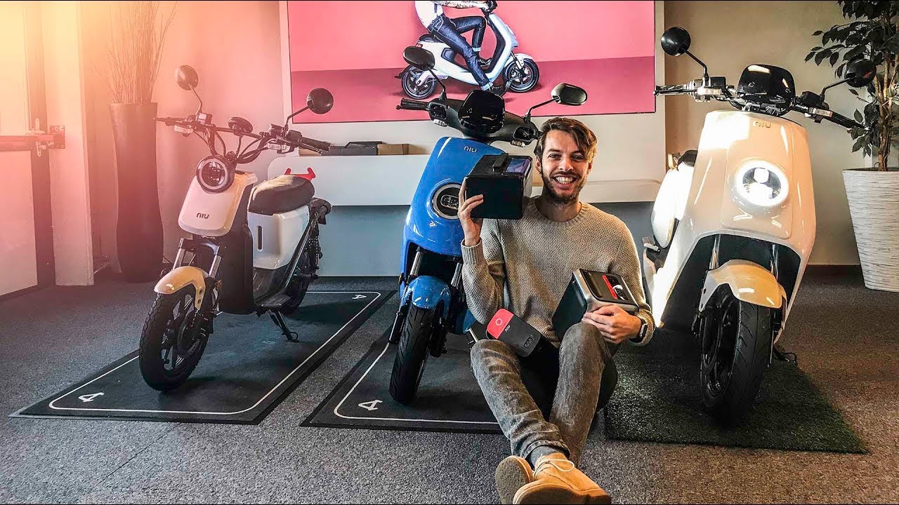ELEKTRISCHE SCOOTER VERGELIJKING 2018 - NIU U1 | M1-PRO | N1S - YouTube