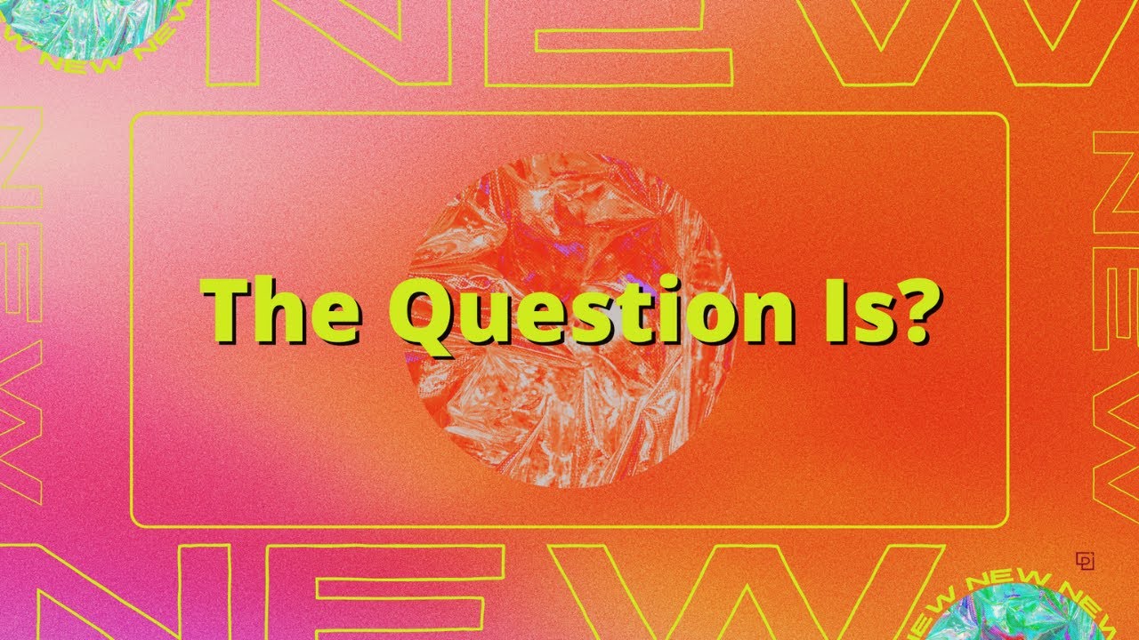 The Question Is - YouTube