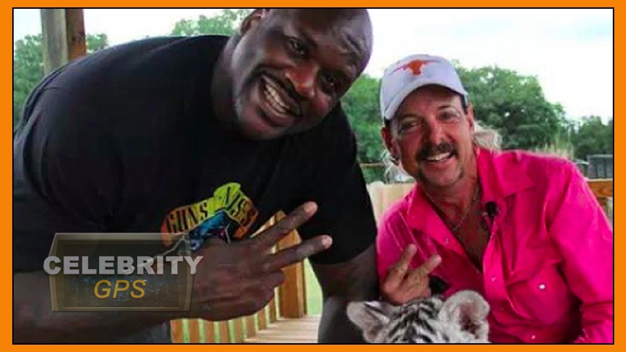 SHAQ defends TIGER KING CAMEO - Hollywood TV - YouTube