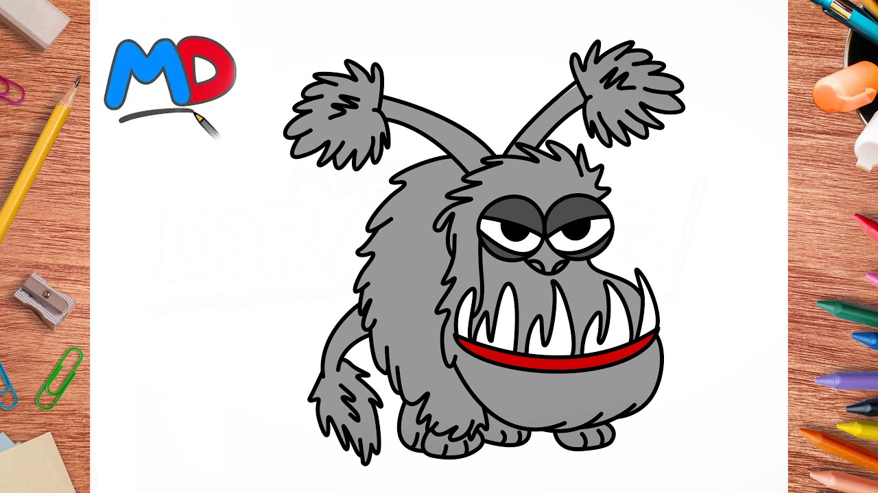 HOW TO EASILY DRAW KYLE GRU CHARACTER FROM DESPICABLE ME - YouTube