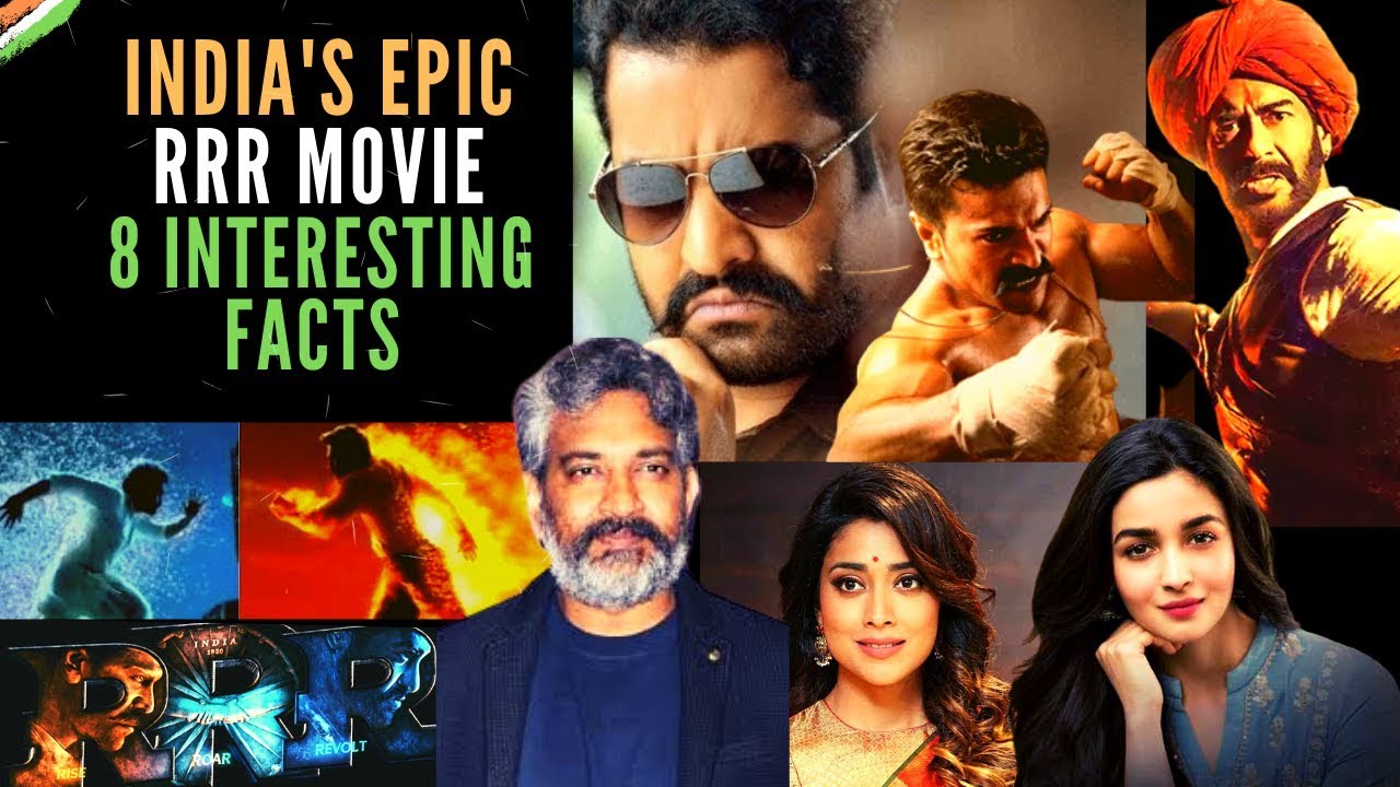 RRR Movie | 8 Interesting Facts | Jr NTR, Ram Charan, Rajamouli, Ajay ...