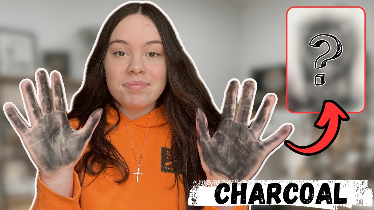 Creating Messy Charcoal Art | Awesome Results | Charcoal Drawing - YouTube