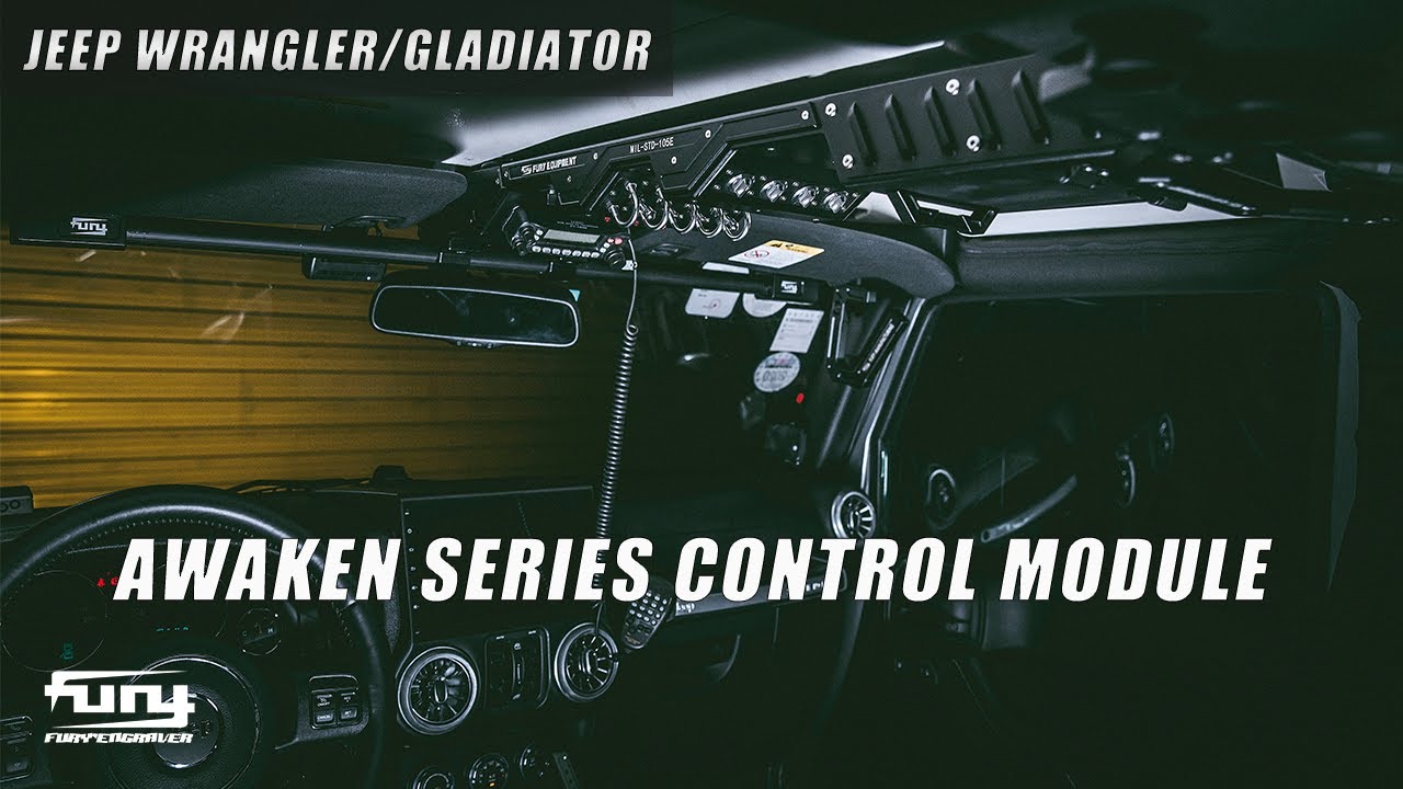 Fury JK JL JT CABIN CONTROL CENTER MODULE Roof control box for Jeep ...