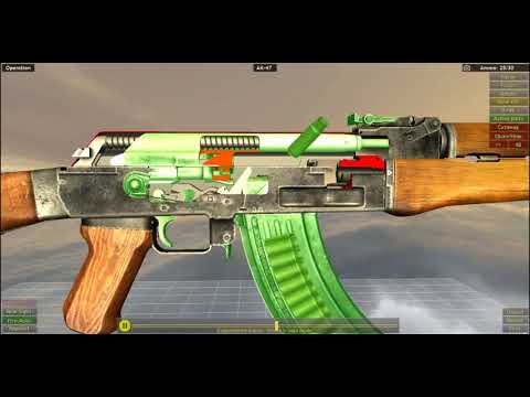 How Does The AK 47 or T 56 Work 3D Animation Model technical Mechanism ...