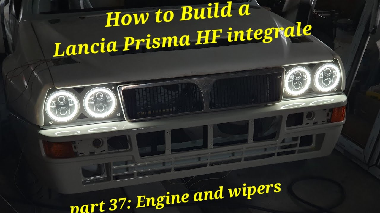How to Build a Lancia Prisma HF integrale. Part 37 - Engine and Wipers ...