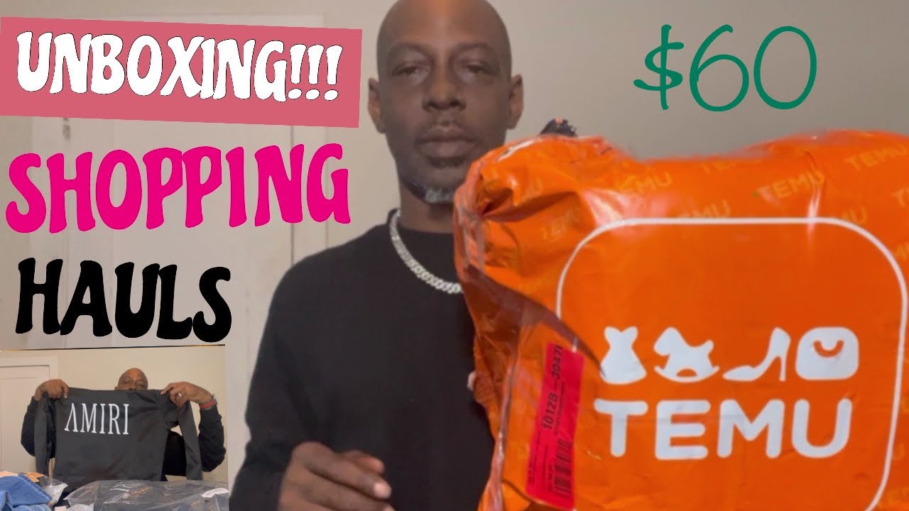 TEMU Unboxing Amiri Sweatsuit Yezzy’s and More. Wholesale Prices ...