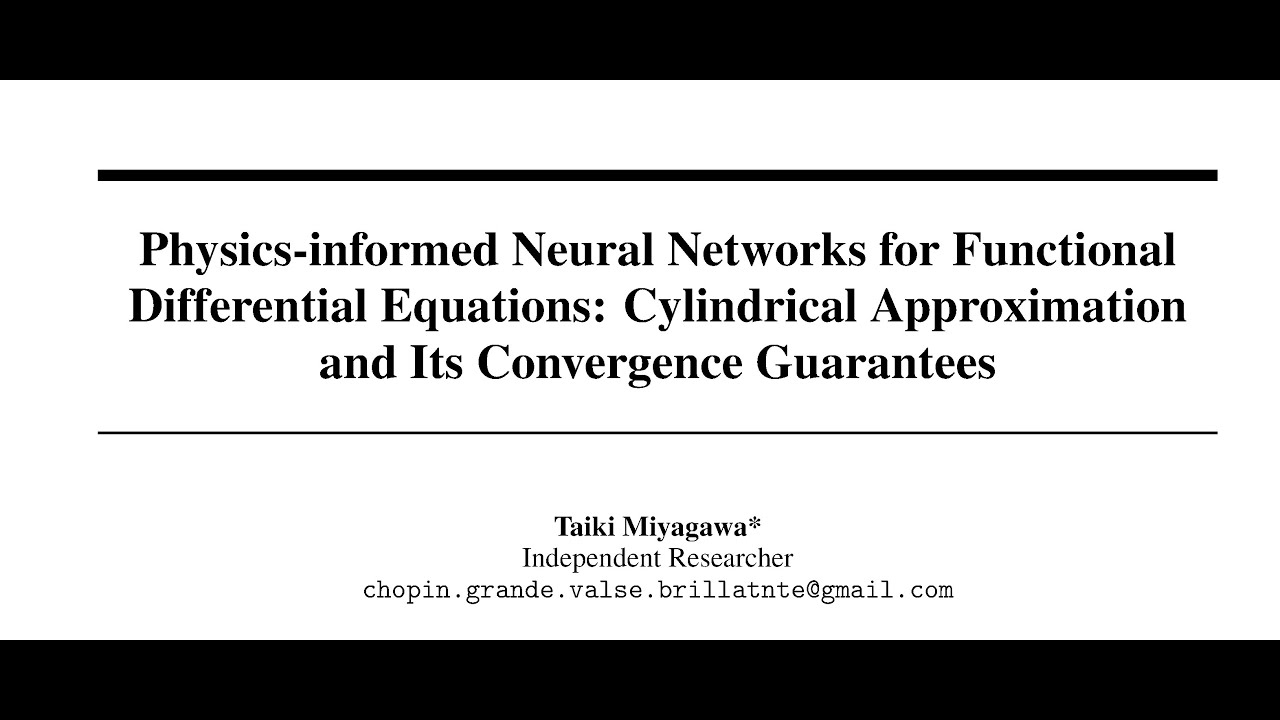 [QA] Physics-informed NN for Functional Differential Equations ...