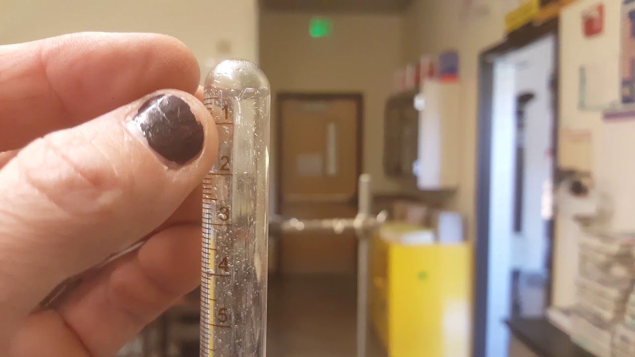 42mL of Hydrogen Gas Room @ Conditions Lab - YouTube