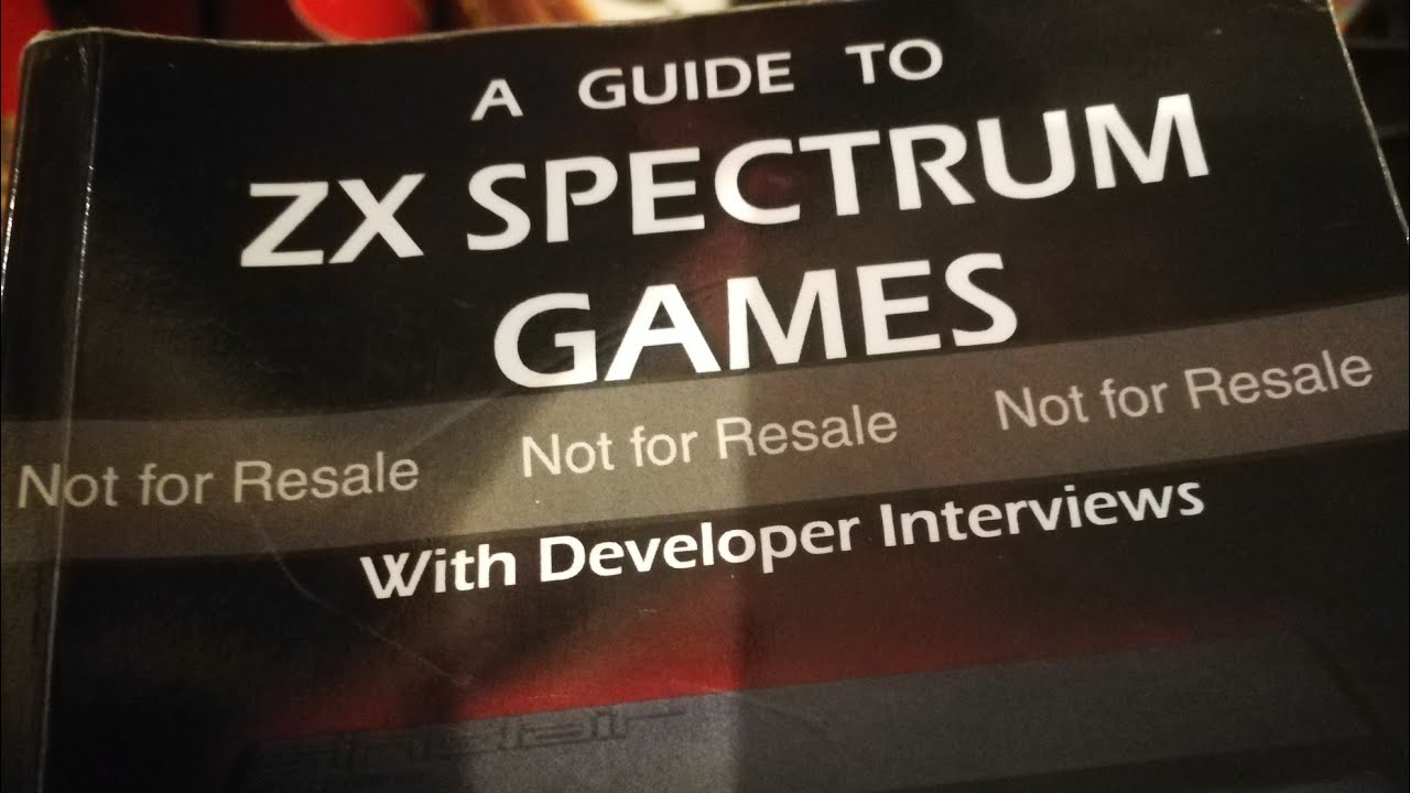 ZX Spectrum Book Review - A Guide To ZX SPECTRUM GAMES 1985 - 1986 ...