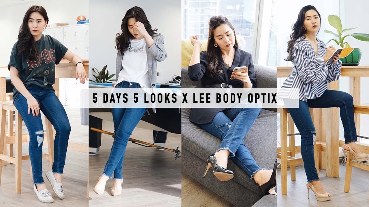 ใส่ยีนส์ไปทำงาน 5 วัน 5 สไตล์ x LEE Body Optix | WEARTOWORKSTYLE - YouTube