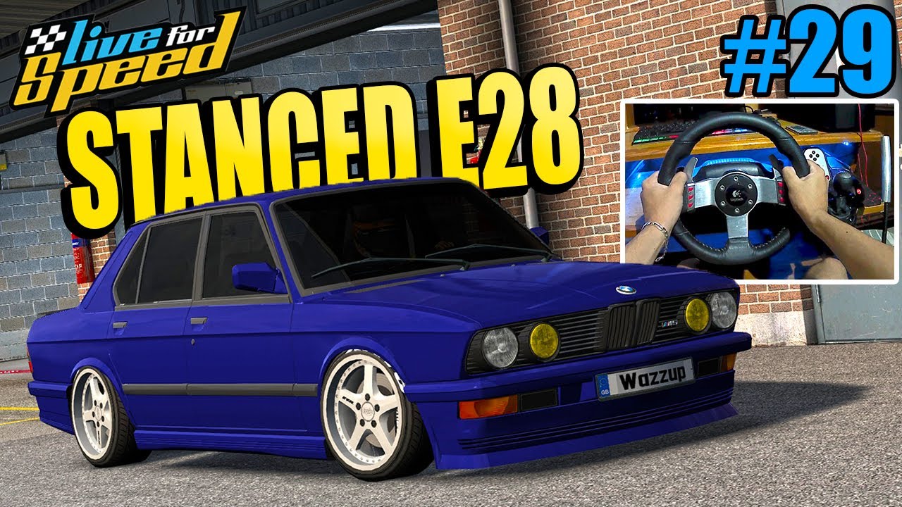 TESTING BMW M5 E28 | STANCED E28! - Live For Speed Multiplayer W ...