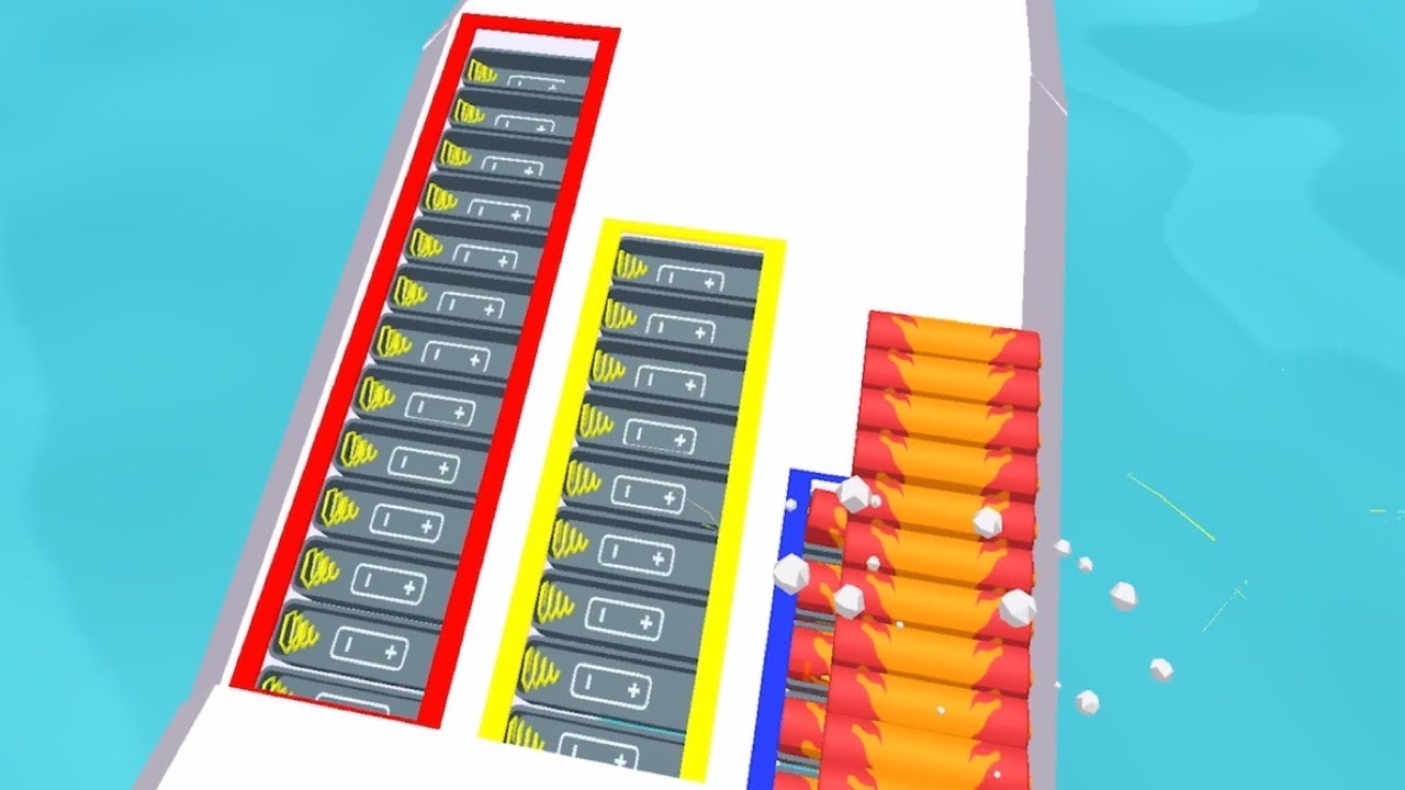 BEST MAX SCORE in Battery Run 3D - Gameplay Android,ios (Levels 51-52 ...