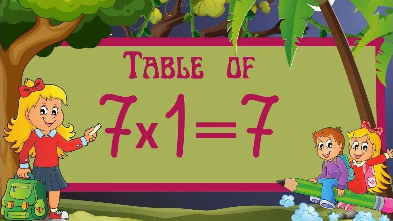 Table of 7 | Easy Techniques to Help You Memorize the Table of Seven ...