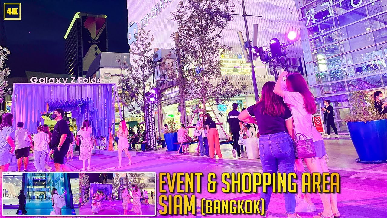SIAM , BANGKOK / Take a walk at weekend! (SUNSET Time) - YouTube