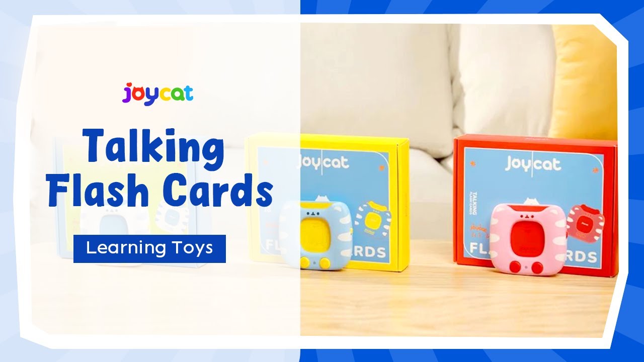 Early Learning Essentials: JoyCat talking flash card - YouTube
