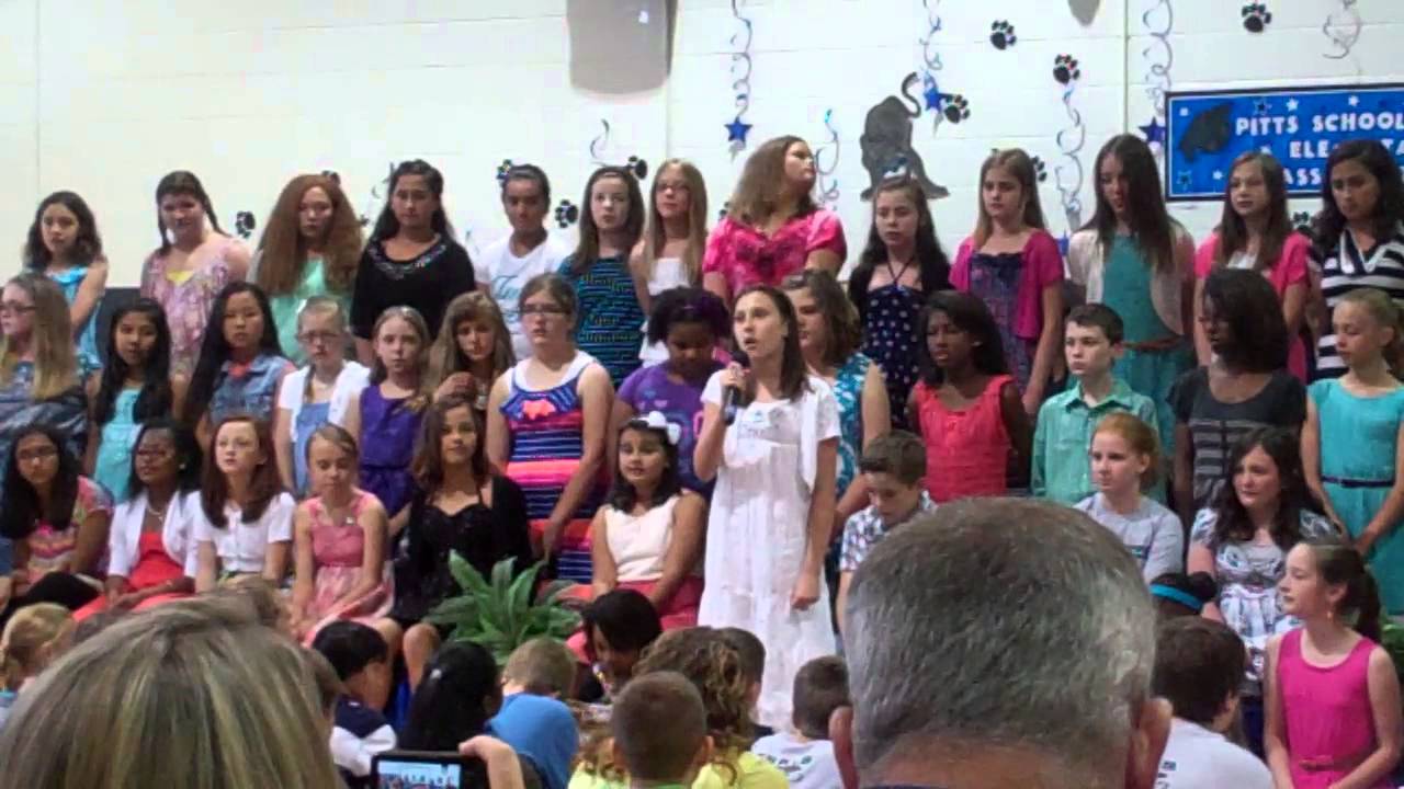5th Grade Graduation Chorus singing "Waiting Outside The LInes" - YouTube
