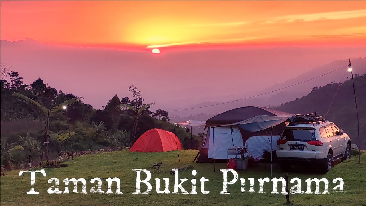 Tempat Camping VIEW TERBAIK dan ter-MURAH di Puncak 2 | TAMAN BUKIT PURNAMA Camping Ground ...