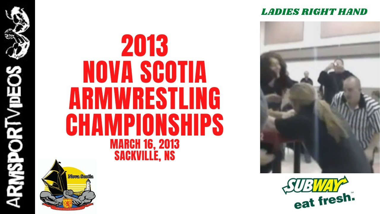 2013 Nova Scotia Championships - Ladies Right Hand - YouTube
