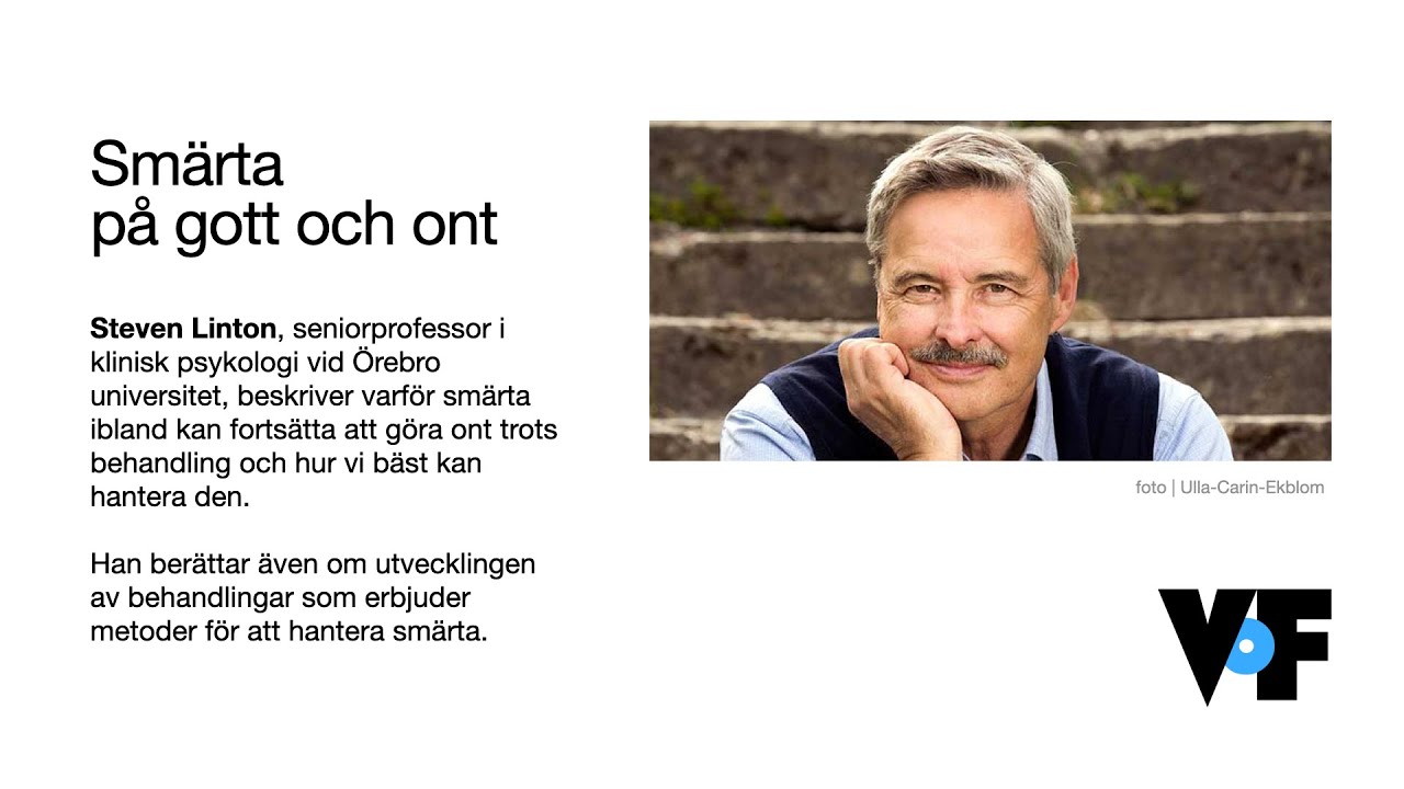 Steven Linton – Smärta på gott och ont - YouTube