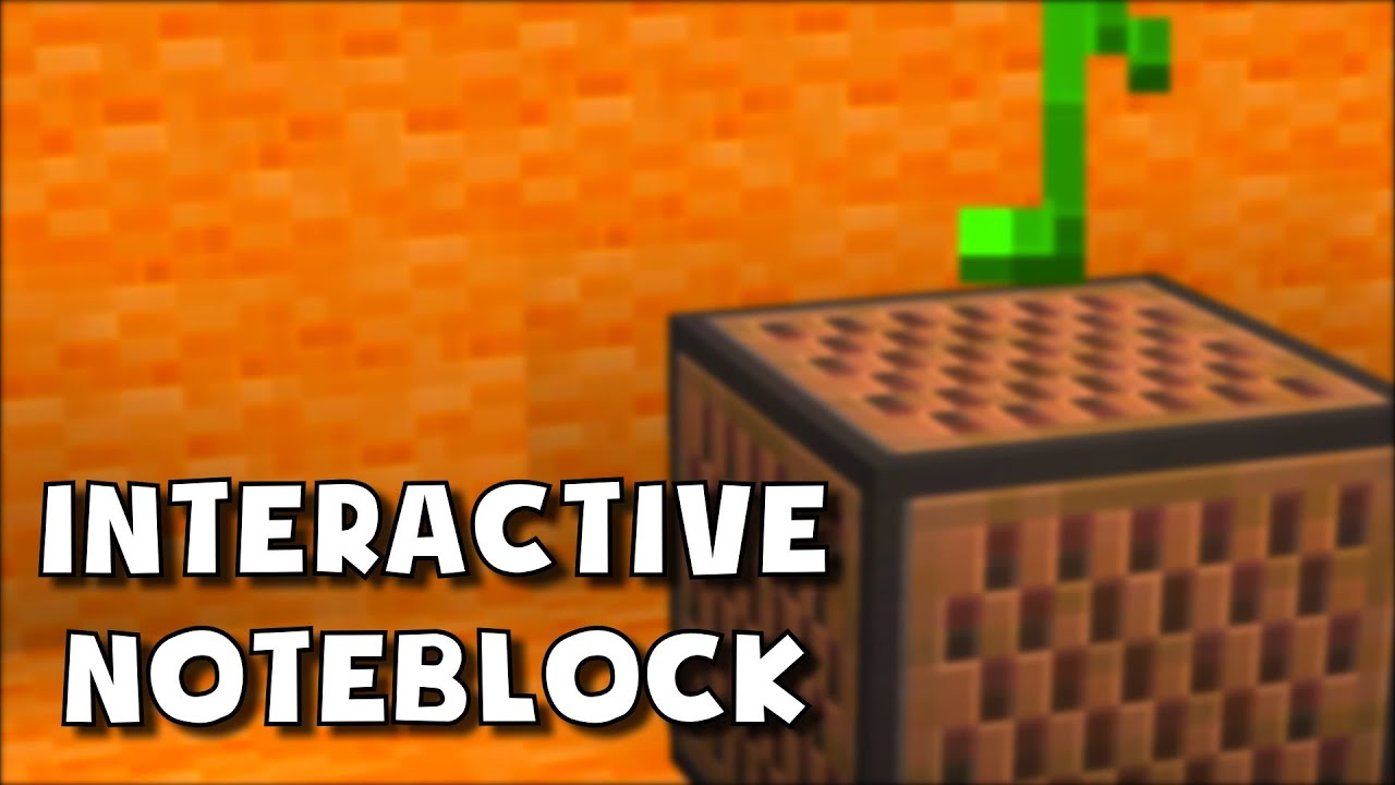 INTERACTIVE NOTEBLOCK (Minecraft Interactive Video) - YouTube