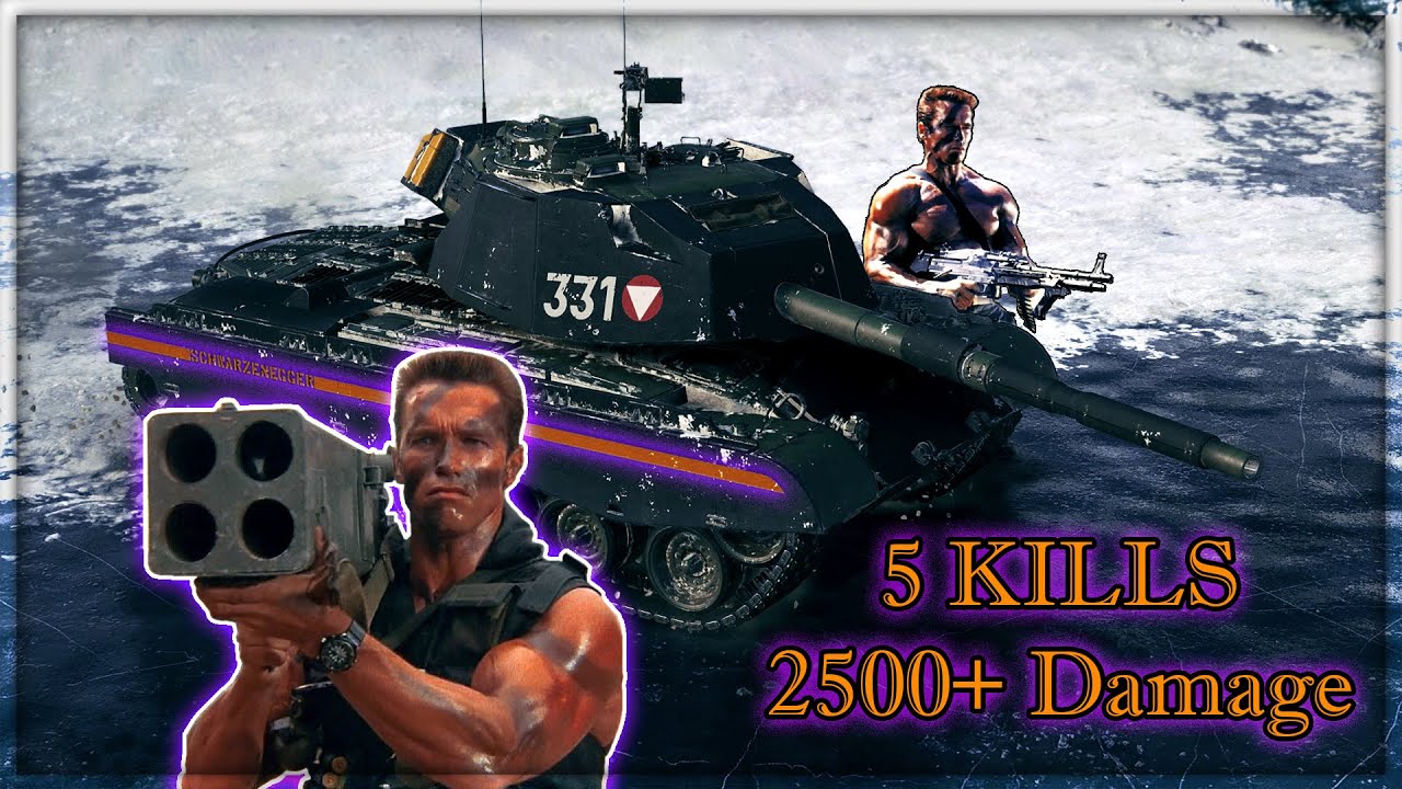 ARNOLD SCHWARZENEGGERS TANK DOMINATING IN WORLD OF TANKS (IRON ARNIE ...