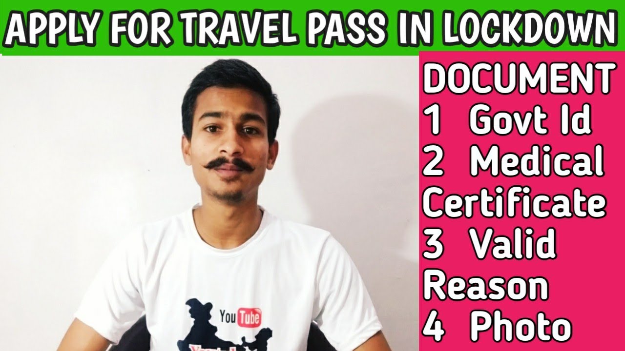 How to apply for Travel Pass in Lockdown | Travel Pass Free, Complete ...