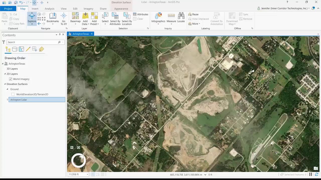 Using an Elevation Source Derived from Lidar in an ArcGIS Pro Scene ...