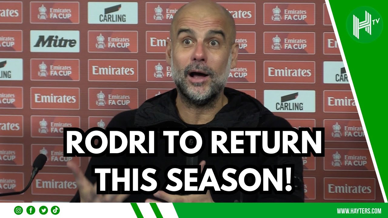 Rodri BACK with a ball! I did NOT expect it! EXCITED Pep Guardiola ...