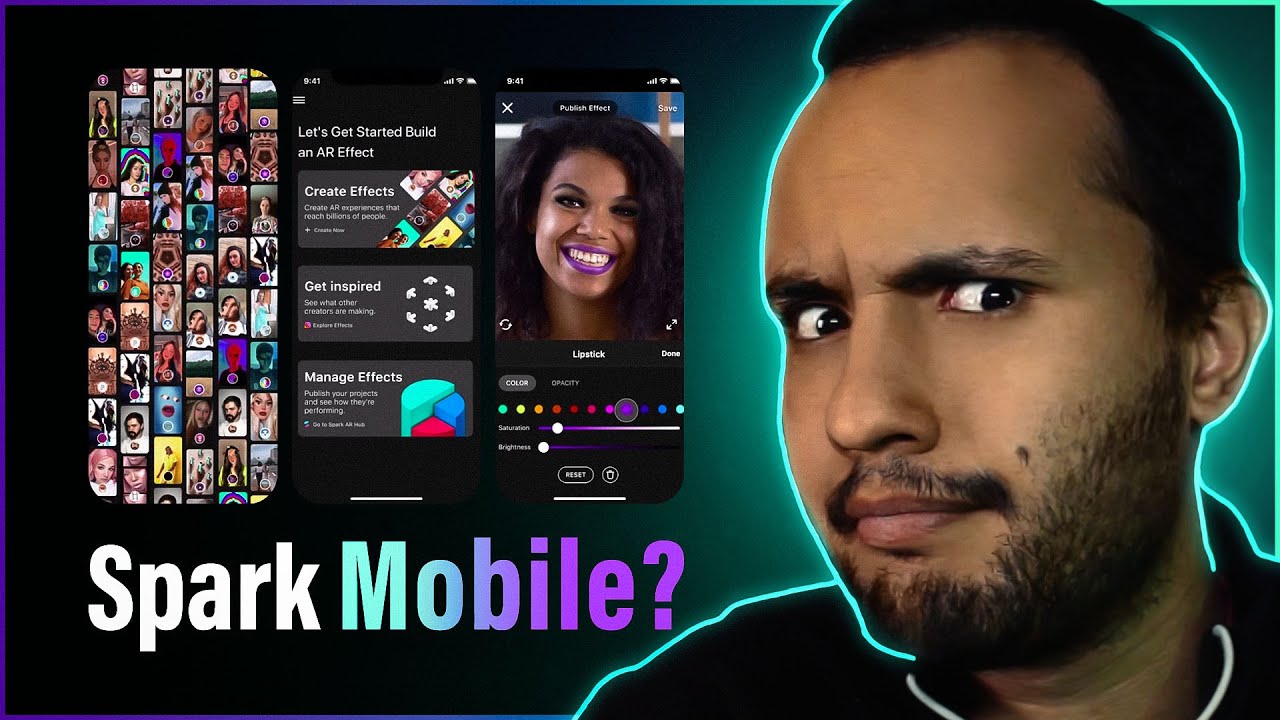Spark Ar Mobile? App pra criar filtros pelo celular? - YouTube