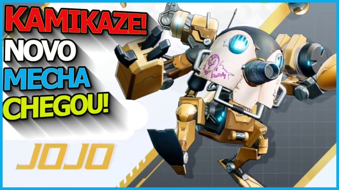 KAMIKAZE! NOVO MECHA CHEGOU! JOJO ! Divertido & Letal -Super Mecha ...