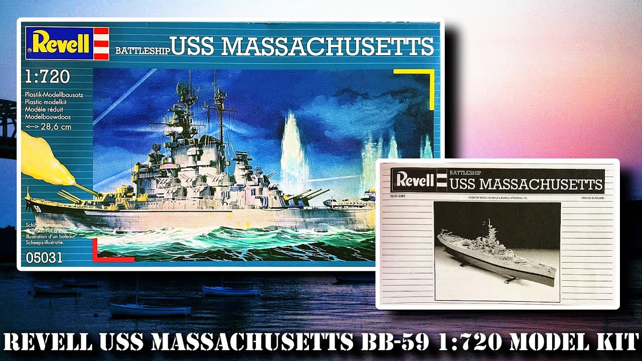 Revell USS Massachusetts BB-59 1:720 Scale Model Kit No. 05031 - YouTube