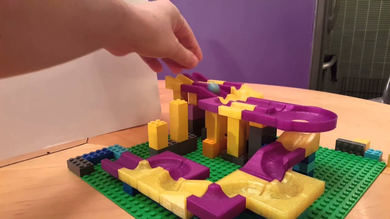 Venture Run LEGO Compatible Marble Run 3D Printed - YouTube
