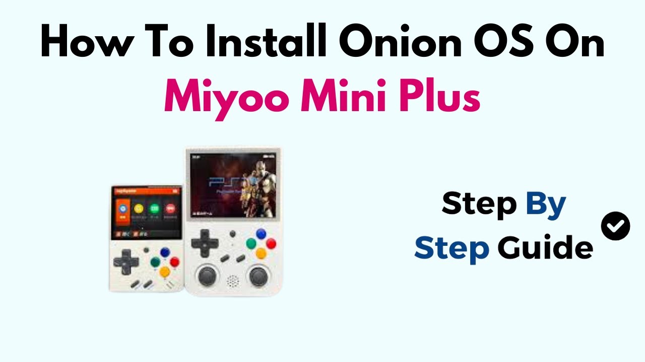 How To Install Onion OS On Miyoo Mini Plus - YouTube