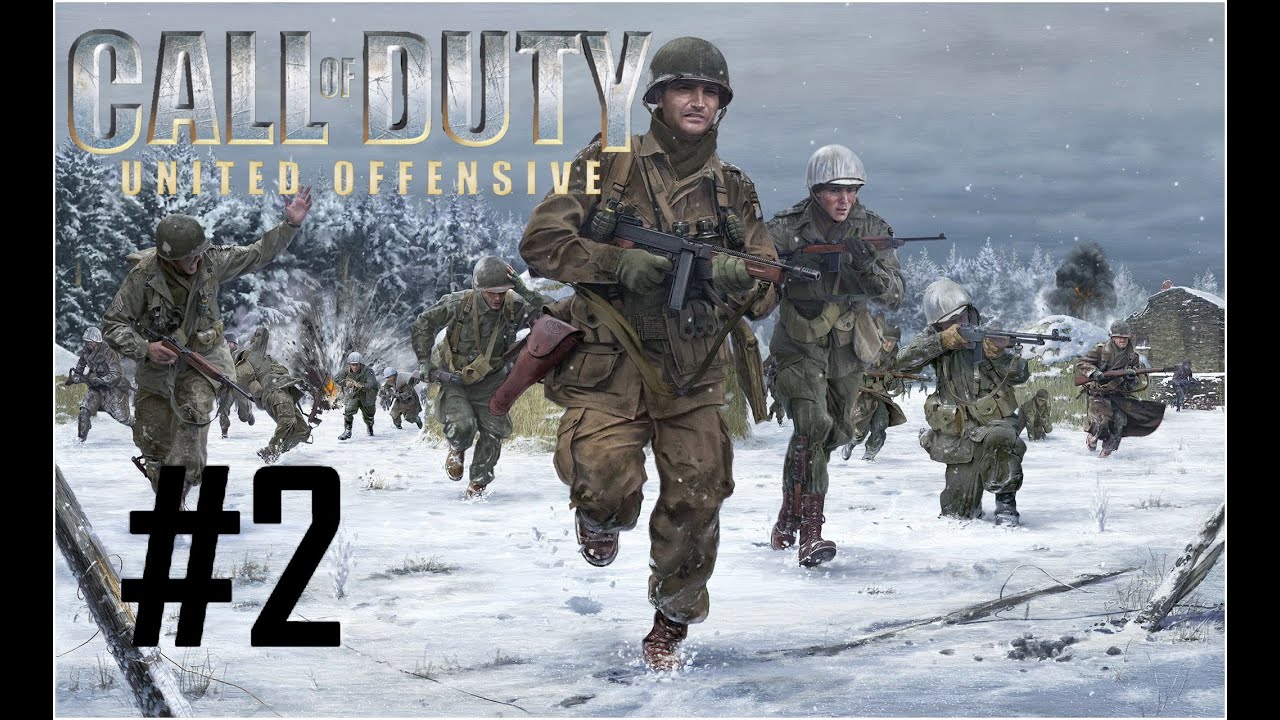 Call of duty United Offensive:Прохождение:#2 Сражение за выступ Фой ...